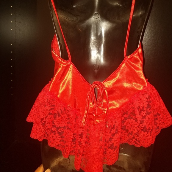 delicates | Intimates & Sleepwear | New 2pc Sexy Lace Satin Nightie ...